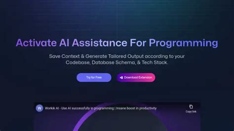 Workik Ai Powered Development Assistant For Enhanced Productivity