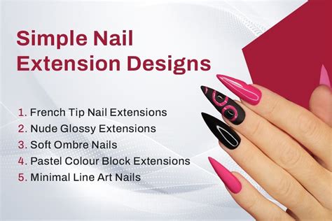 10 Classy And Simple Nail Extension Designs For Everyday Glam