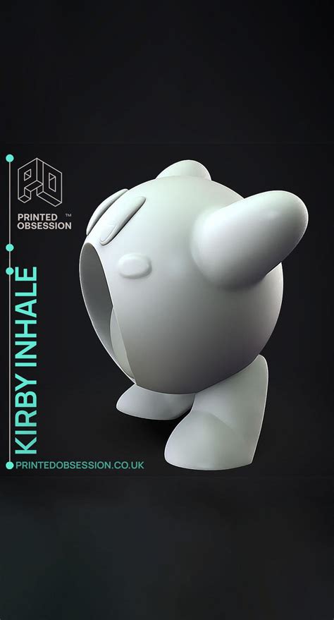 Kirby Inhale Kirby Fan Art 3d Model By Printedobsession On Thangs