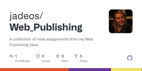 Github Jadeoswebpublishing A Colllection Of Node Assignments From