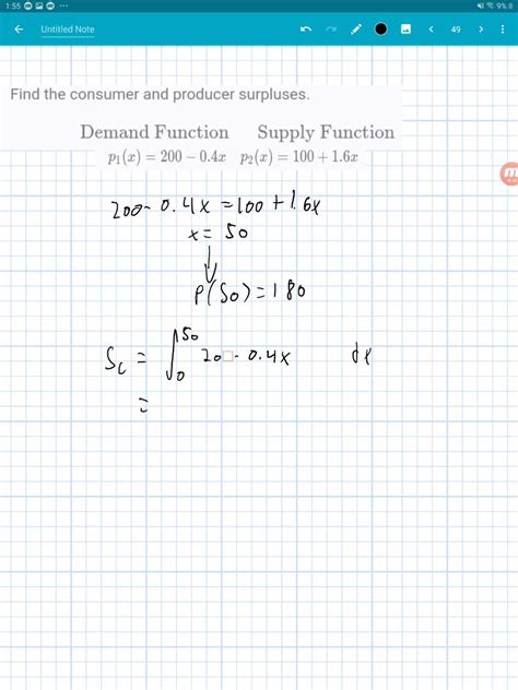 Solved For Each Supply Function S X And Demand Level X Find The