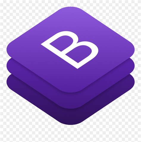 Bootstrap Bootstrap 4 Logo Png Clipart 353932 Pinclipart