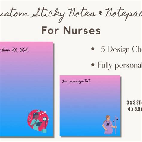 Sticky Notes Nursing Etsy