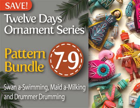 Twelve Days 7 9 Pattern Bundle Now Available Mmmcrafts