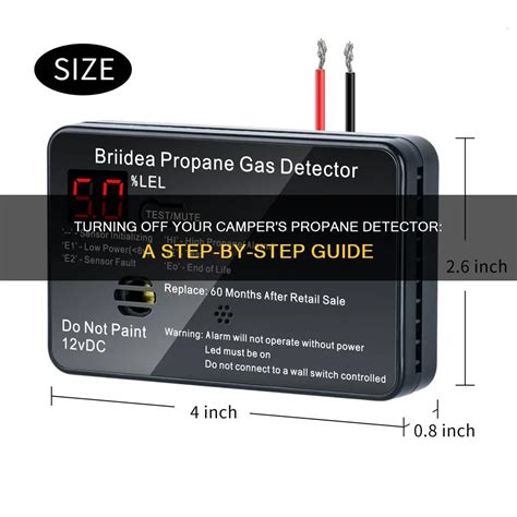 Turning Off Your Camper's Propane Detector: A Step-By-Step Guide | ShunAuto