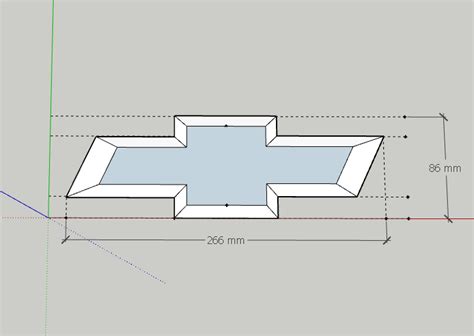 Chevy Logo Dimensions