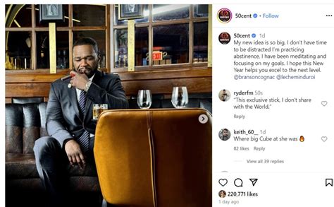 50 Cent Says Hes Giving Up Sex In 2024 Im Practicing Abstinence News