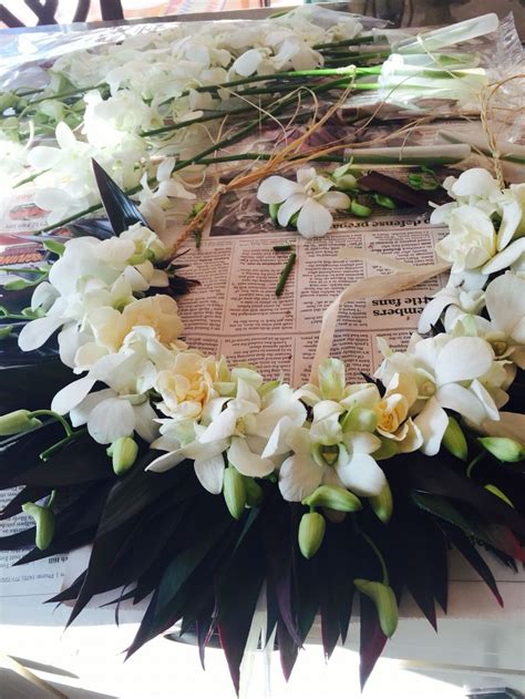 Fresh Orchid Lei I Made For My Niece Polynesian Tauolunga Dance