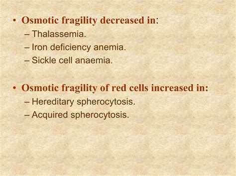 Osmotic Fragility Ppt Test In Clinical Hematology PPT