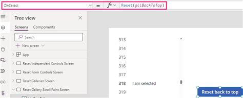 Resetting Controls In Power Apps Platforms Of Power