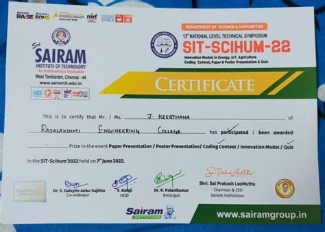 keerthana j on linkedin sitscihum event symposium2022 coding learningeveryday