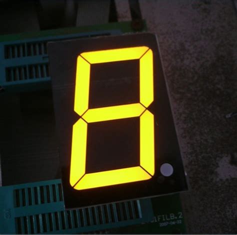 Small Single Digit 7 Segment Led Display Numeric Led Display 500 Mm
