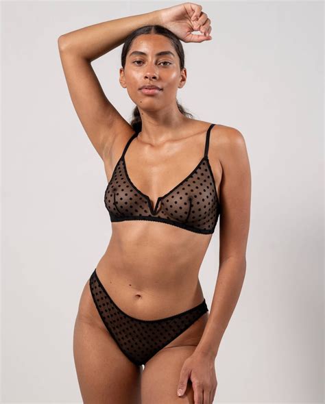 Mesh Bikini Briefs Black Dots • Panties • Understatement Underwear