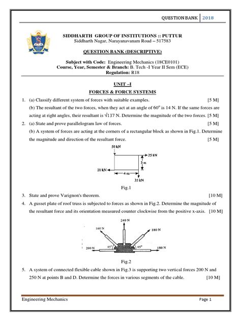 Em 18ce0101 Ece Pdf Friction Geometry