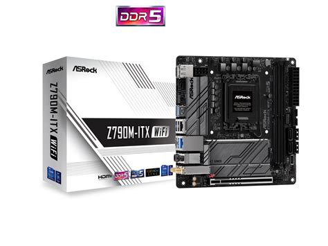 Asrock Z790m Itx Wifi Intel Lga1700 14th 13th 12th Gen Mini Itx Mainboard 2 Slots Ddr5 Pcie