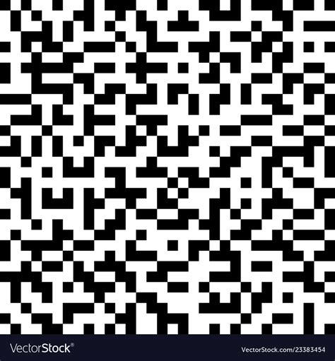 Qr Codes Seamless Pattern Royalty Free Vector Image