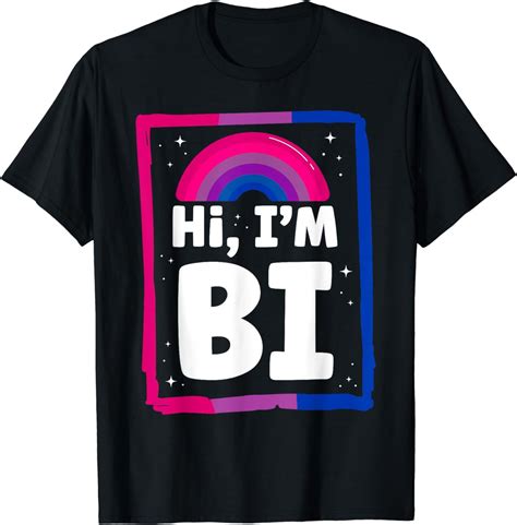 Bisexual Bi Pride Flag Hi I M Bi T Shirt Walmart Com