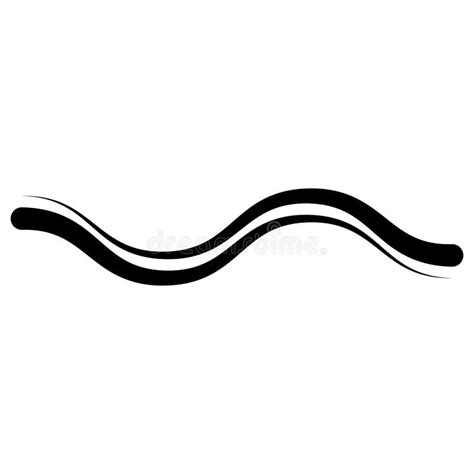 black wavy lines creating abstract representation fluid motion and