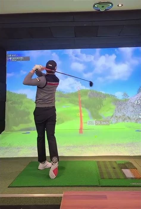 골프스윙 김민수프로의 파4 원온 Youtube