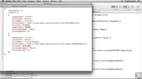 Iphone Tutorial Parsing Json With Nsjsonserialization Youtube