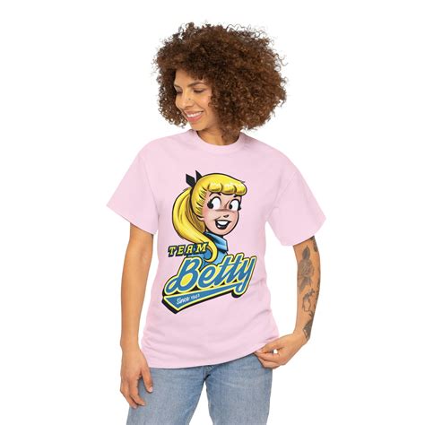 Team Betty Graphic Tee Unisex Heavy Cotton Tee Featuring Betty Coope