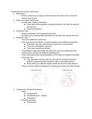 Understanding Cellular Membranes Structure Components And Course Hero