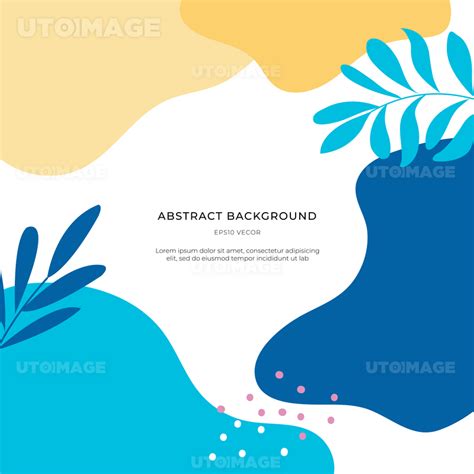 컬러풀한 멤피스 추상적 배경 유토이미지 상세페이지 베이직샵 일러스트 21378489