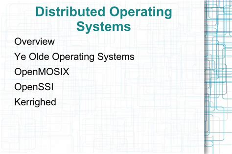 Pdf Distributed Operating Systems€¦ · · 2011 03 11distributed