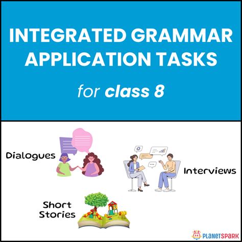 Class 8 English Grammar Application Task Worksheet Planetspark