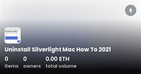 Uninstall Silverlight Mac How To Collection OpenSea