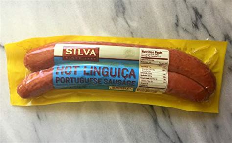 Silva Hot Linguica Portuguese Sausage 11 Oz 6 Pack Meadowhillfarms