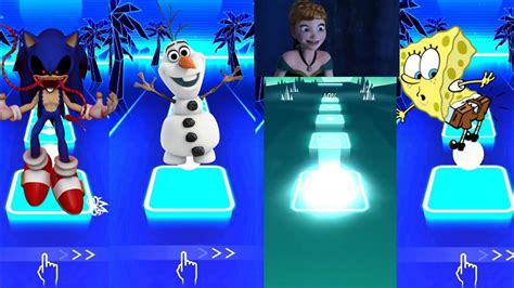 Sonic Olaf Anna Spongebob Youtube