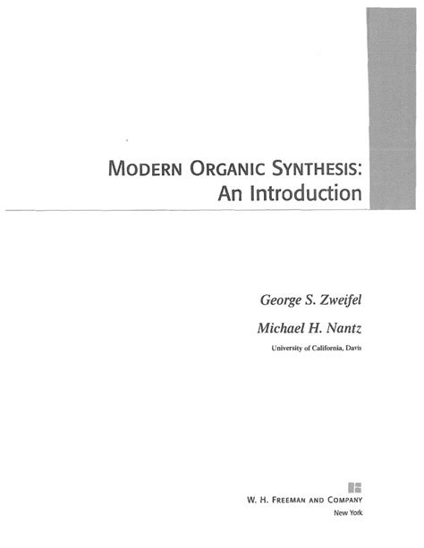 Dokumen Tips Modern Organic Synthesis E Book