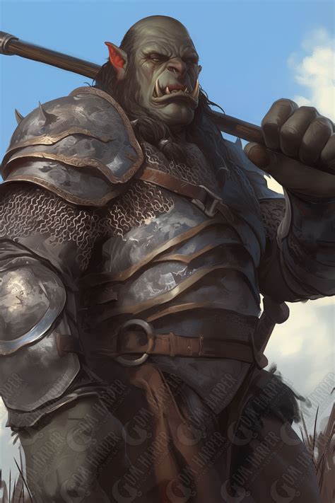 Orc Warrior Orc Warrior Dnd Orc Dnd Characters