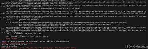 Pip Install Xxx 时的构建wheel失败问题building Wheel For Mmcv Setuppy Csdn博客