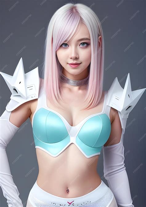 Premium Ai Image Beautiful Woman In Anime Costume Cosplay And Manga Style