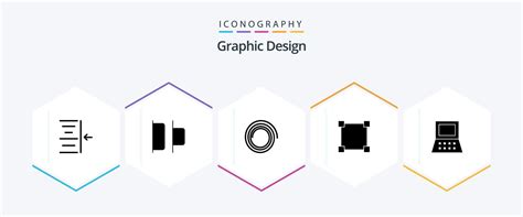 Design 25 Glyph icon pack including . path. . computer 18571871 Vector Art at Vecteezy