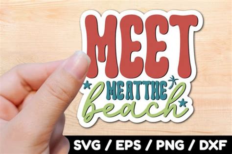 32 Retro Stickers Beach Svg Designs And Graphics