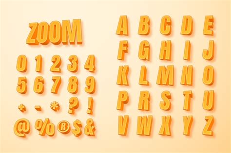 free vector gradient 3d numbers element
