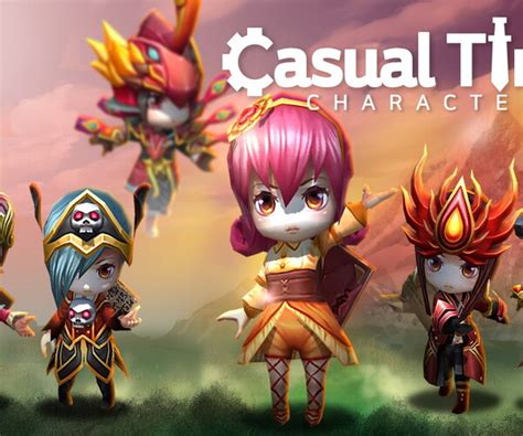 Artstation Casual Tiny Character Warlock Pack Game Assets
