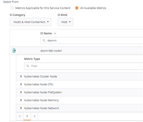 Bmc Helix Service Monitoring No Metrics Displayed From Metric Picker