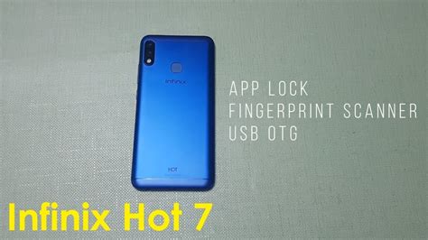 Infinix Hot Fingerprint Scanner Setup App Lock Usb Otg Youtube