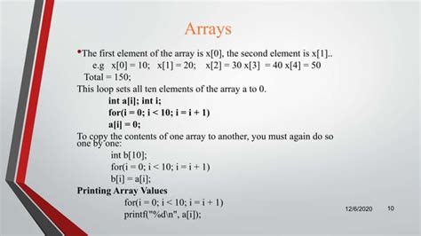Arrays And Strings Ppt