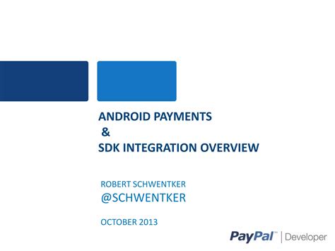 Paypal Android Sdk Integration Techbusiness Highlights Ppt