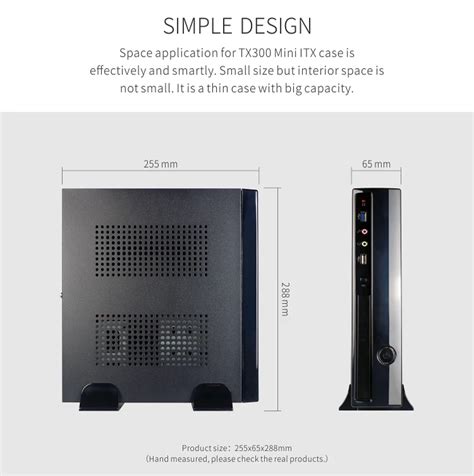 Leadway Itx 미니 Pc 케이스 사무실 산업용 컴퓨터 Htpc 데스크탑 케이스 게임 게이머 슬림 Cff 섀시
