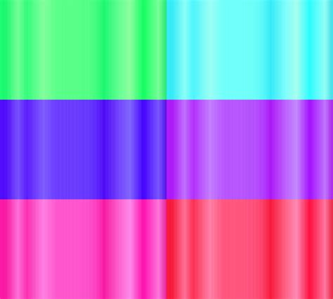 Six Sets Of Green Blue Purple Pink Red And White Vertical Gradient Abstract Background Simple