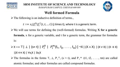 Computational Logic First Order Logic Ppt
