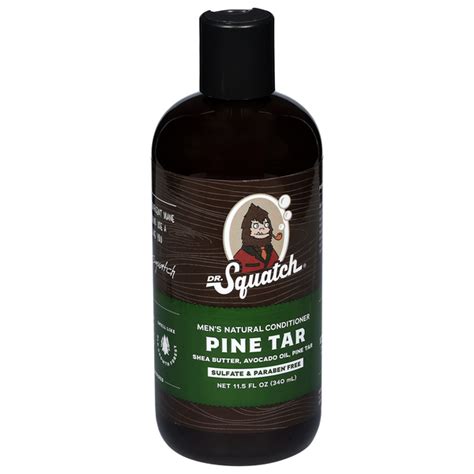 Dr Squatch Mens Pine Tar Natural Conditioner 115 Fl Oz Hy Vee