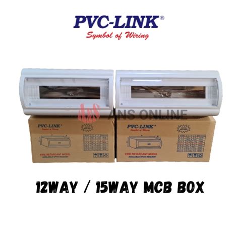 12 Way 15 Way PVC LINK ABS Mcb Distribution Box DB Plastic Box Consumer Box Shopee Malaysia