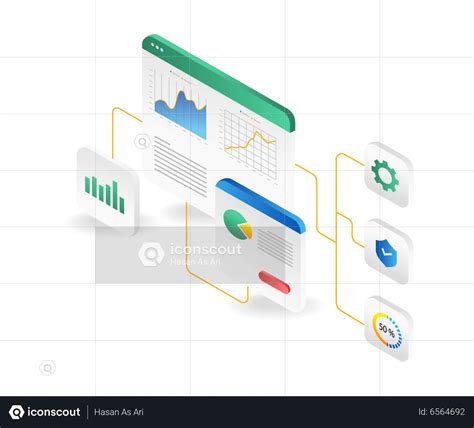 Data Analysis Screen Branches Illustration Free Download Business Illustrations Iconscout